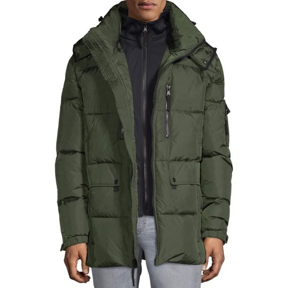 SAM. | Jackets & Coats | Sam New York Mens Large Green Puffer Down ...